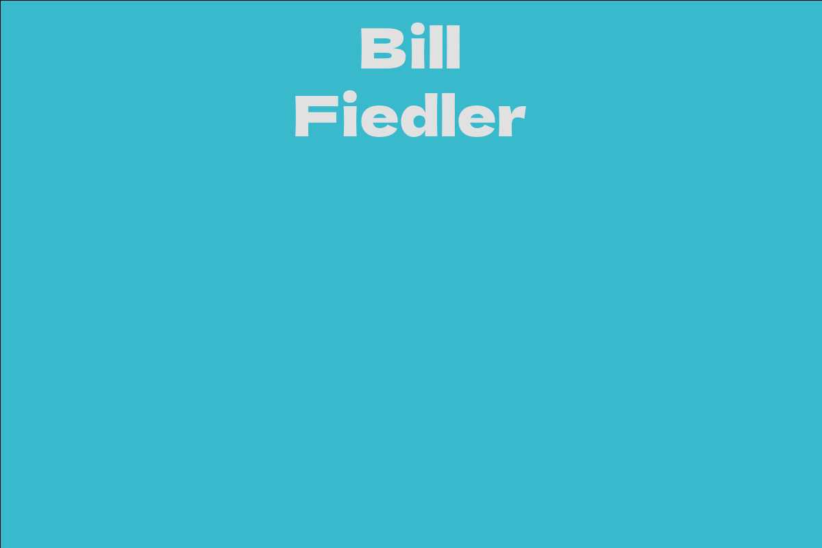 Bill Fiedler - Facts, Bio, Career, Net Worth | AidWiki
