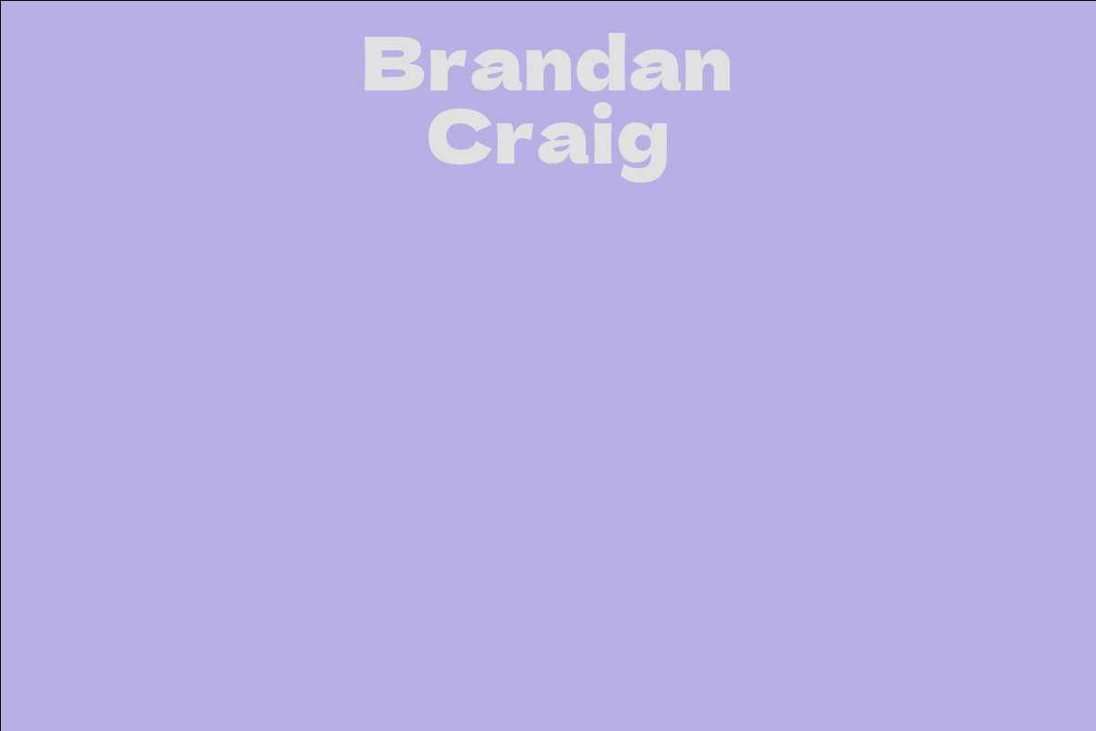 Brandan Craig - Facts, Bio, Career, Net Worth | AidWiki