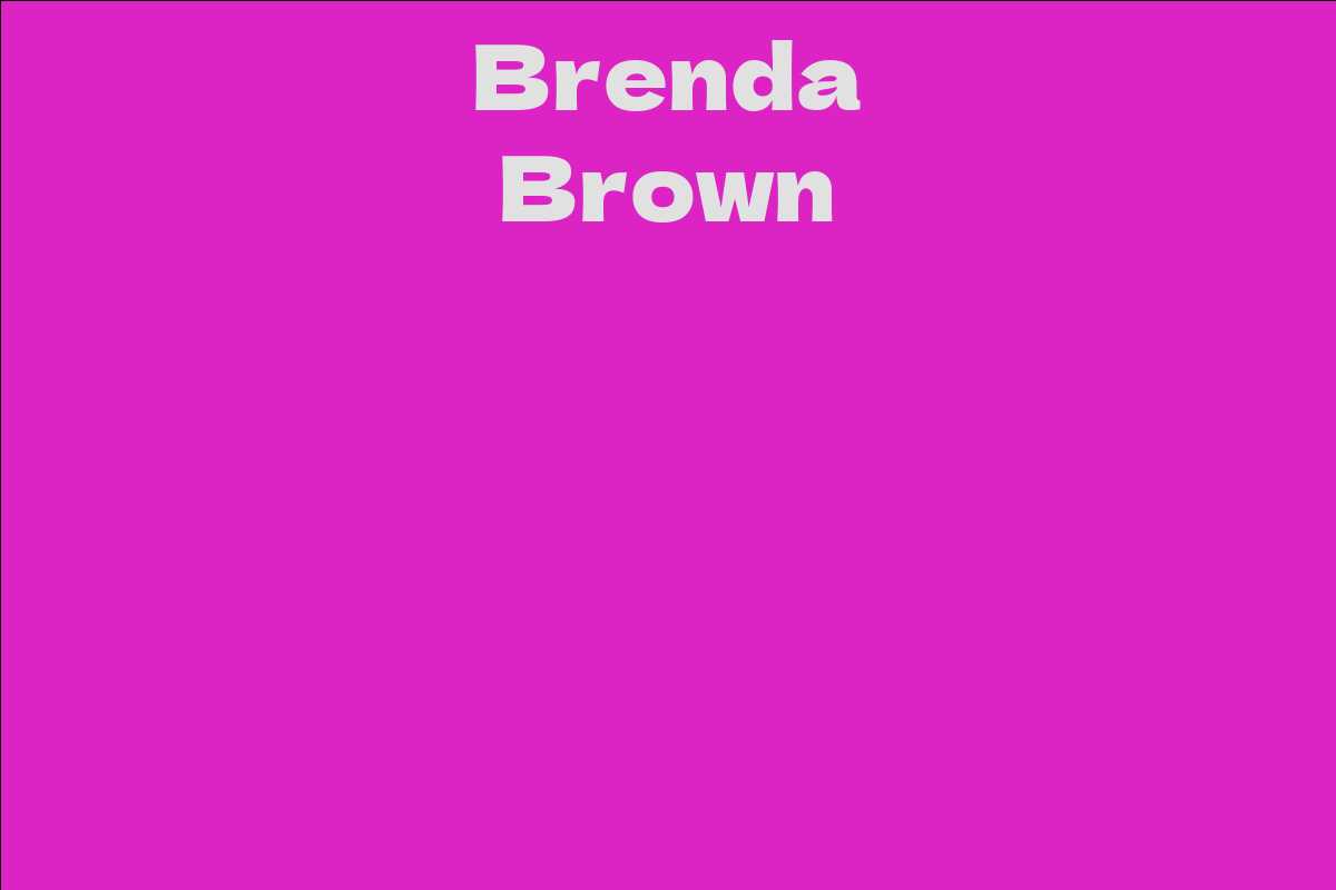 Brenda Brown - Facts, Bio, Career, Net Worth | AidWiki