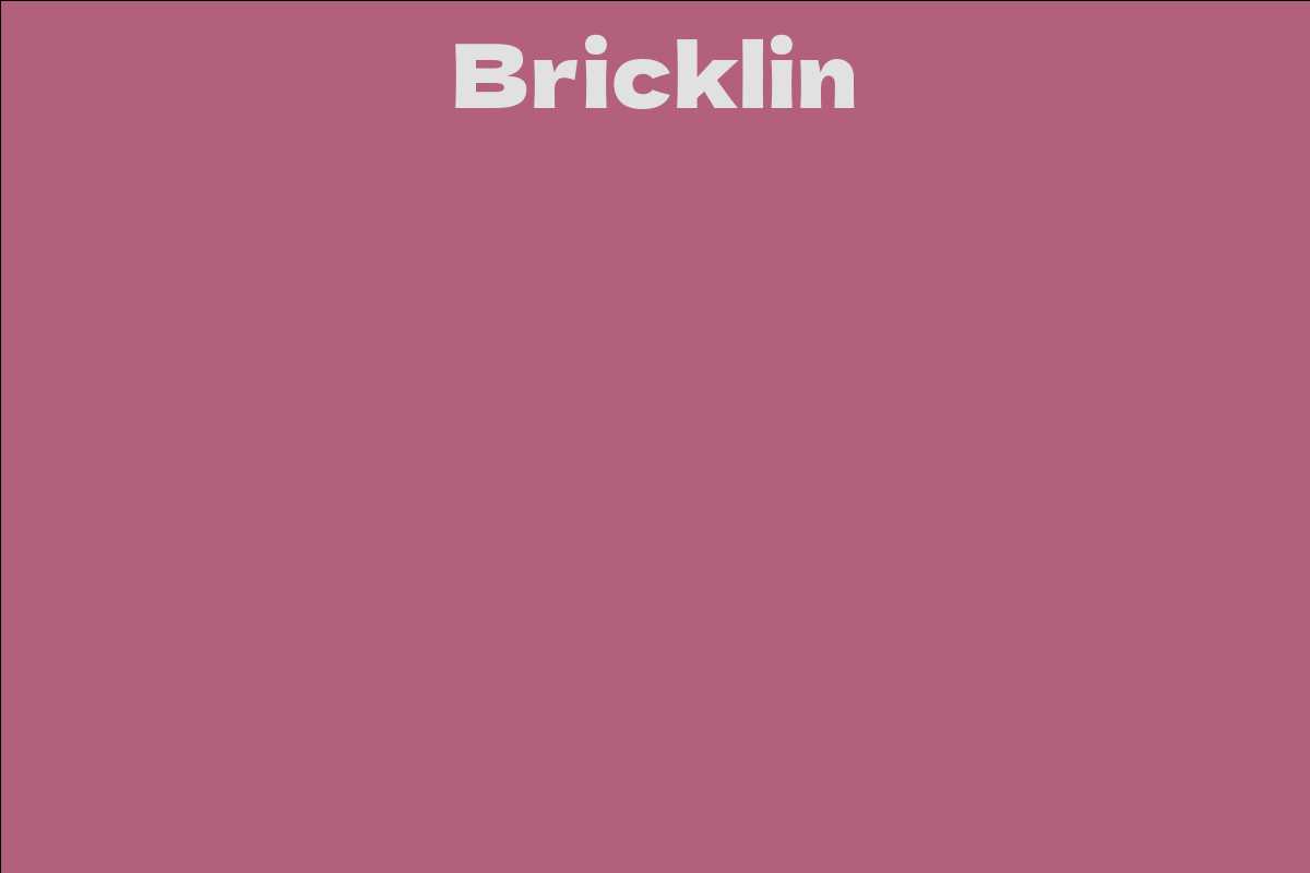 Bricklin - Facts, Bio, Career, Net Worth | AidWiki
