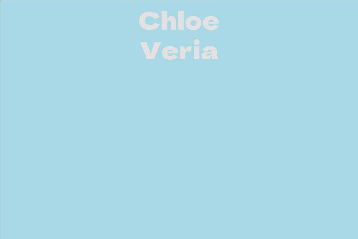 Chloe Veria Facts Bio Career Net Worth Aidwiki