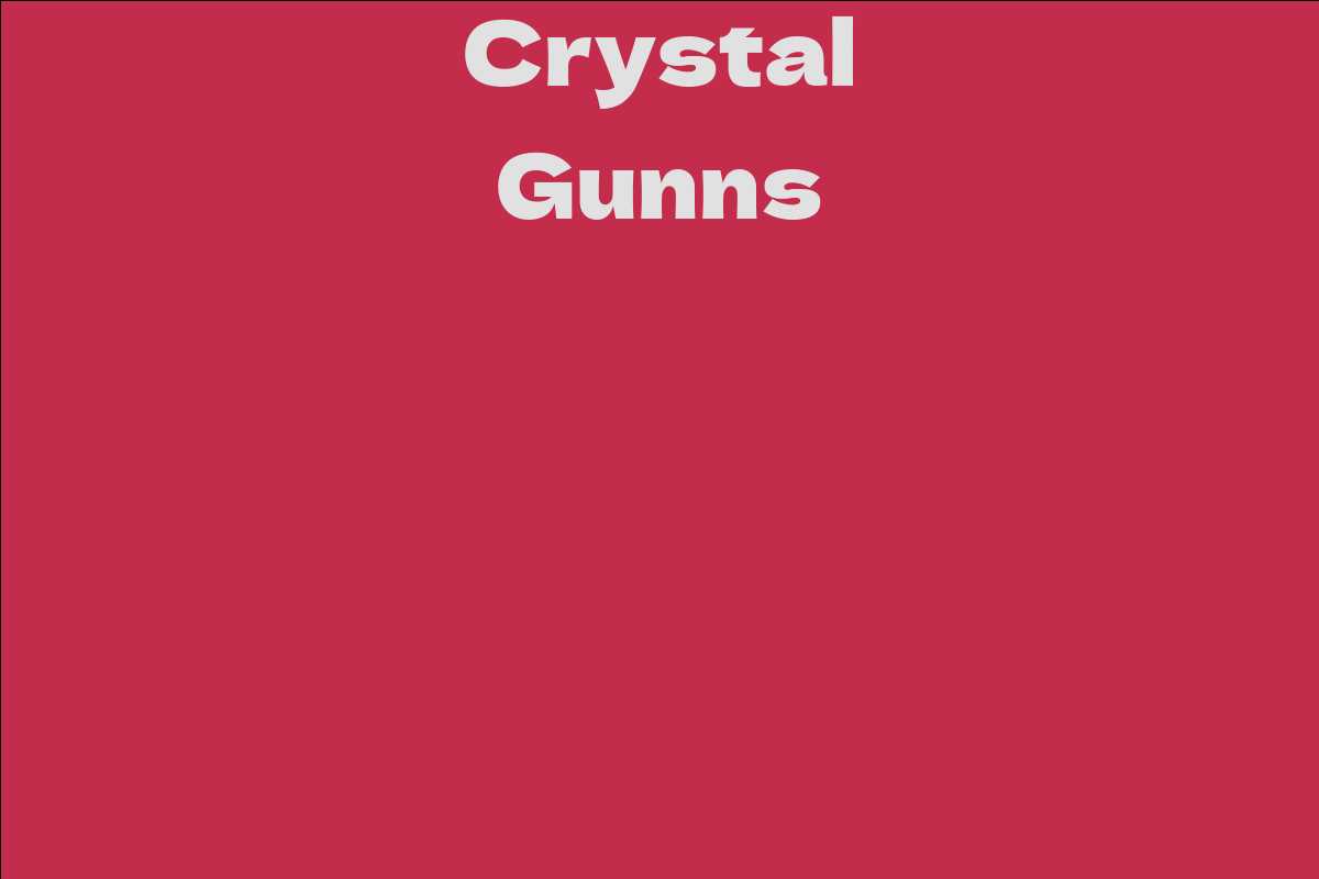 Crystal Gunns Facts Bio Career Net Worth Aidwiki