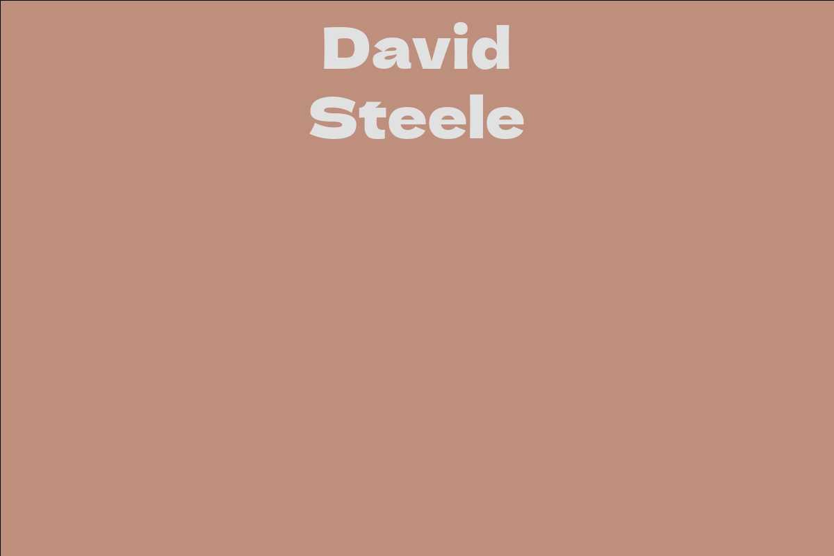 David Steele - Facts, Bio, Career, Net Worth | AidWiki