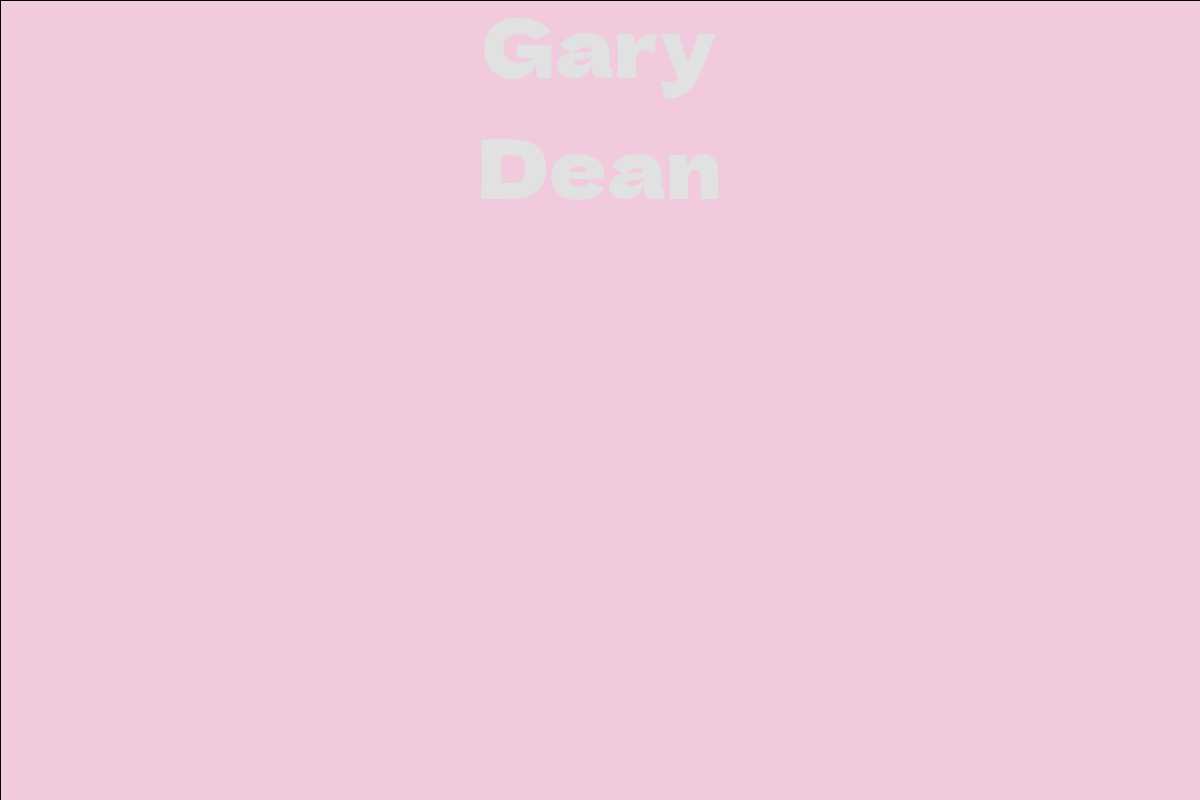 Gary Dean - Facts, Bio, Career, Net Worth | AidWiki