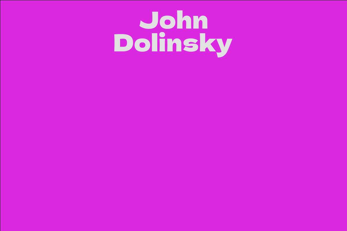 John Dolinsky - Facts, Bio, Career, Net Worth | AidWiki
