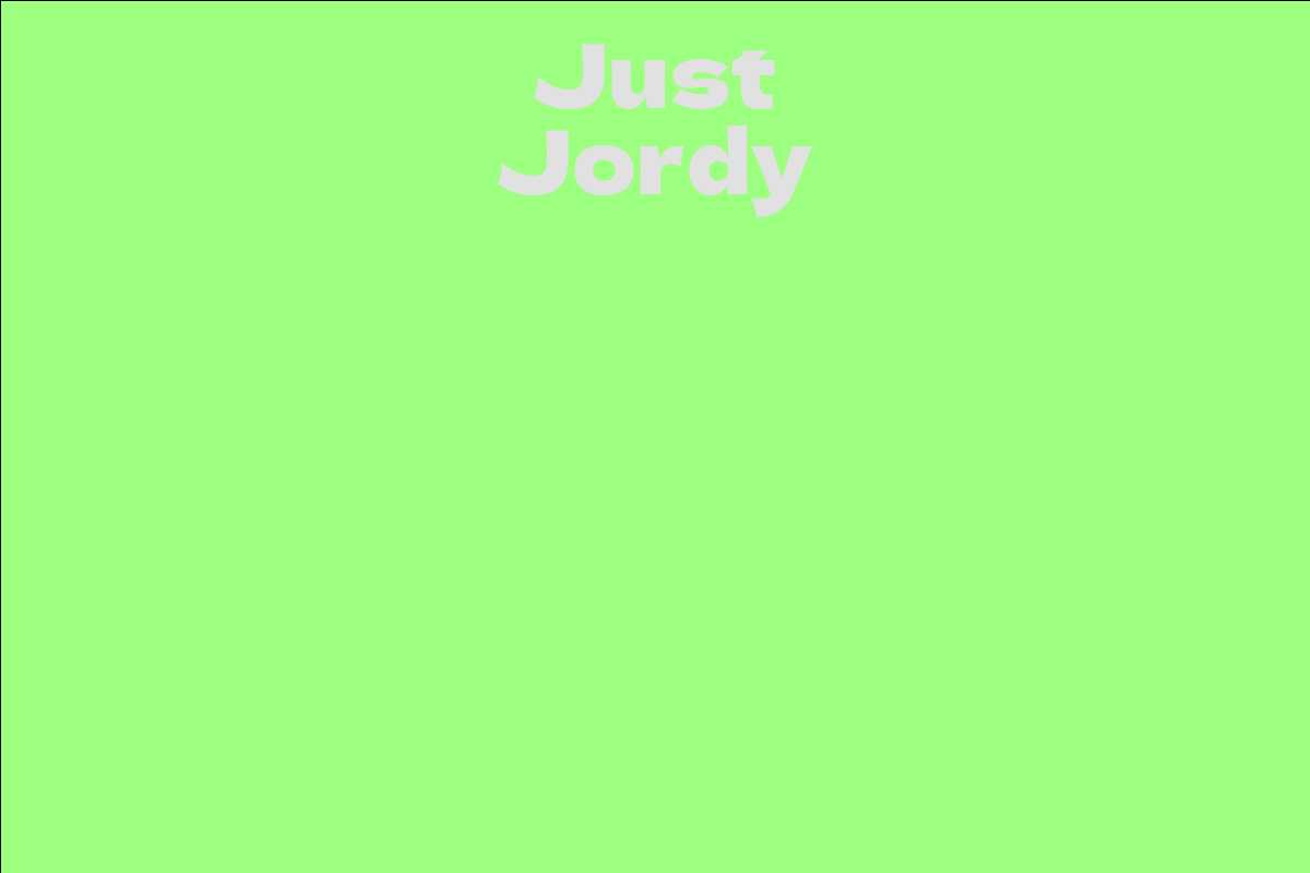 Just Jordy - Facts, Bio, Career, Net Worth | AidWiki