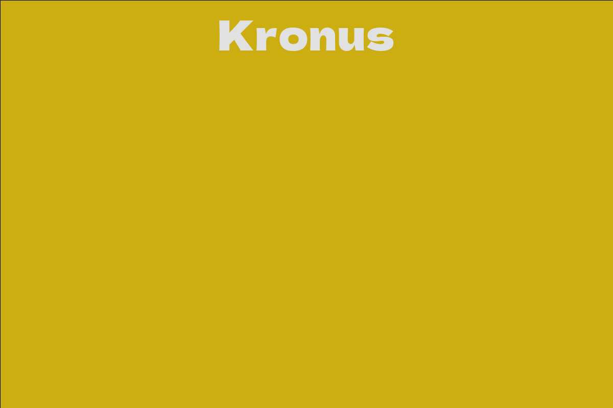 Kronus - Facts, Bio, Career, Net Worth | AidWiki