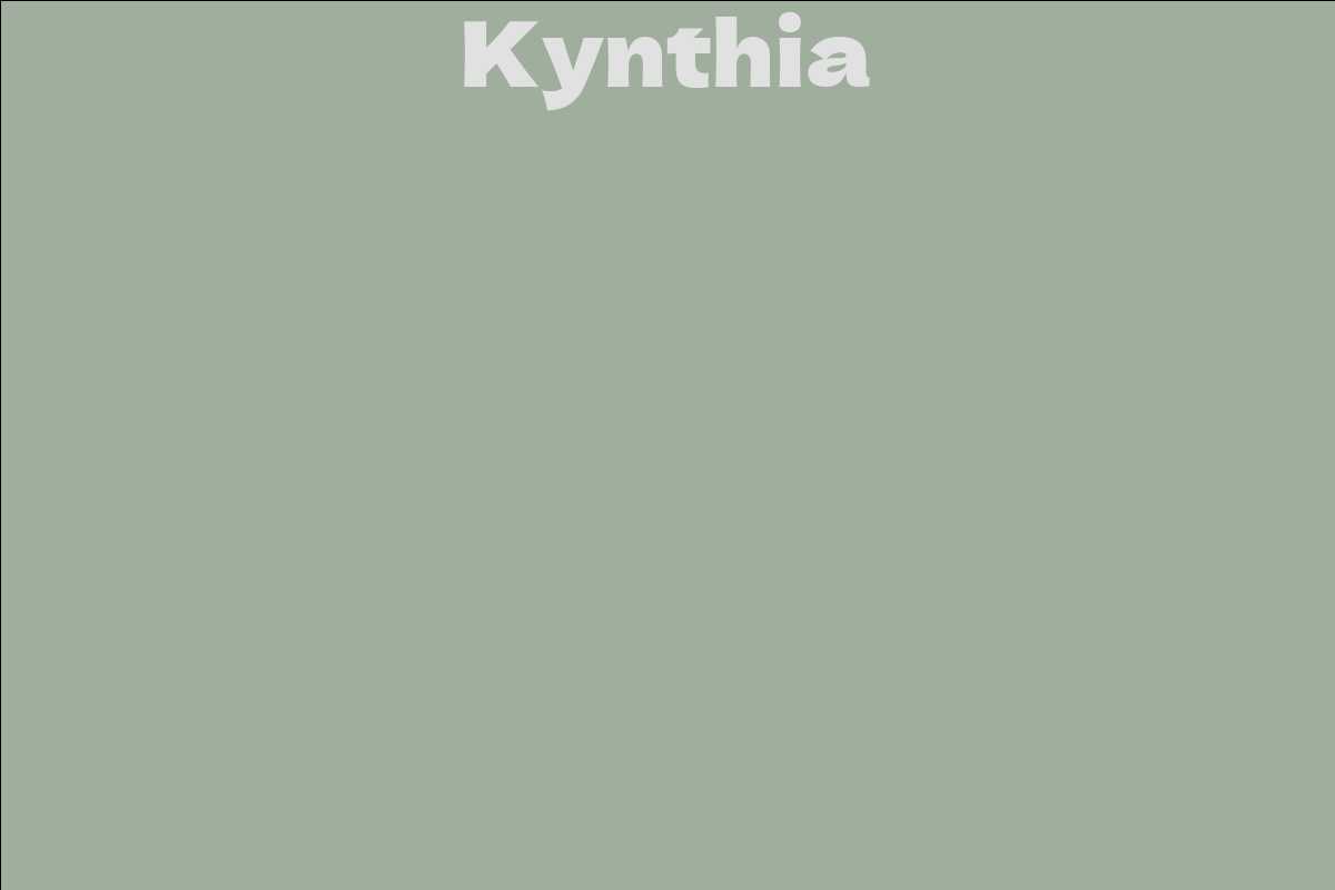 Kynthia - Facts, Bio, Career, Net Worth | AidWiki