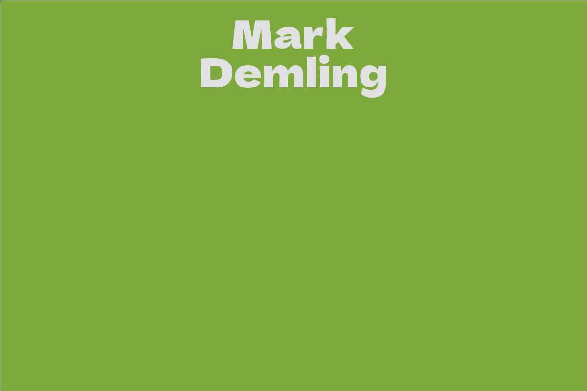 Mark Demling - Facts, Bio, Career, Net Worth | AidWiki