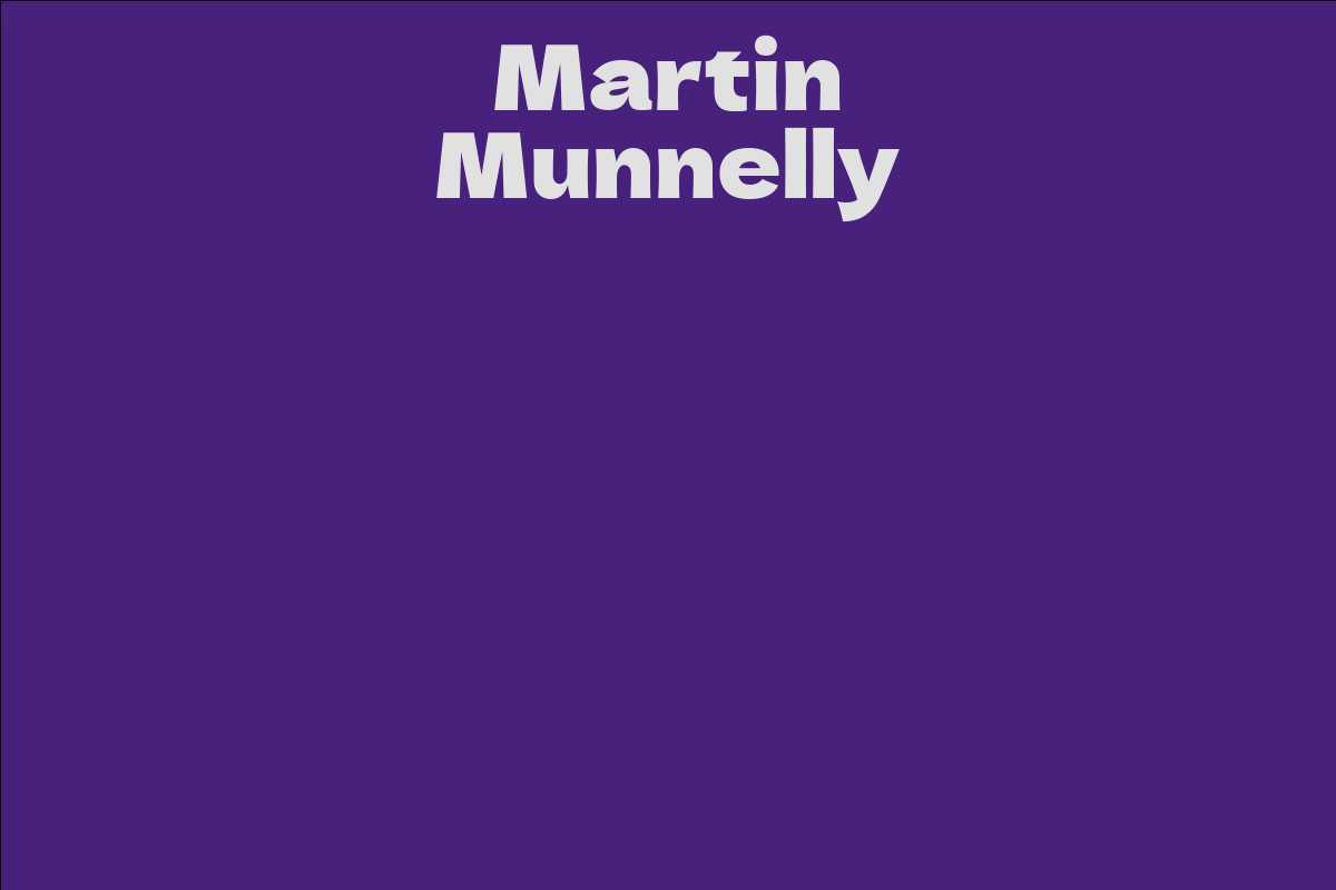 Martin Munnelly - Facts, Bio, Career, Net Worth | AidWiki