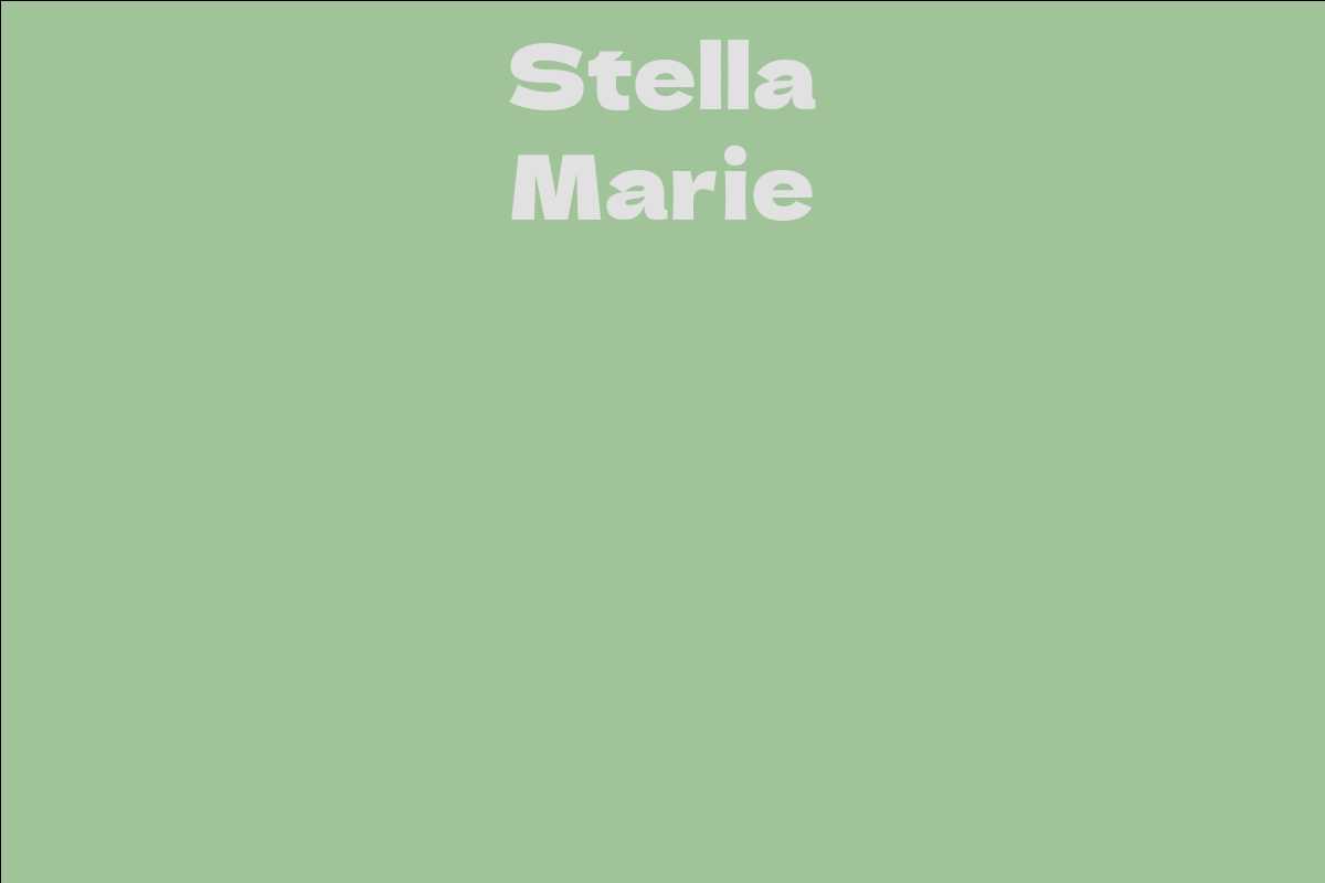 Stella Marie - Facts, Bio, Career, Net Worth | AidWiki