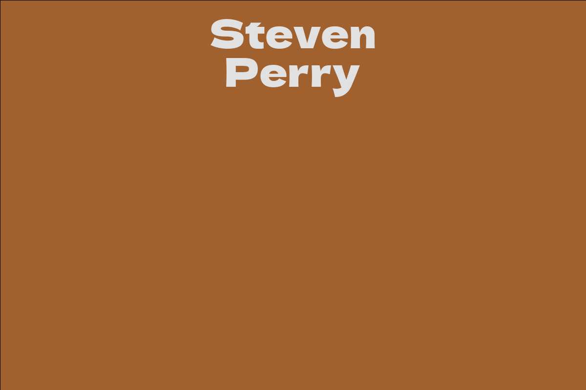 Steven Perry - Facts, Bio, Career, Net Worth | AidWiki