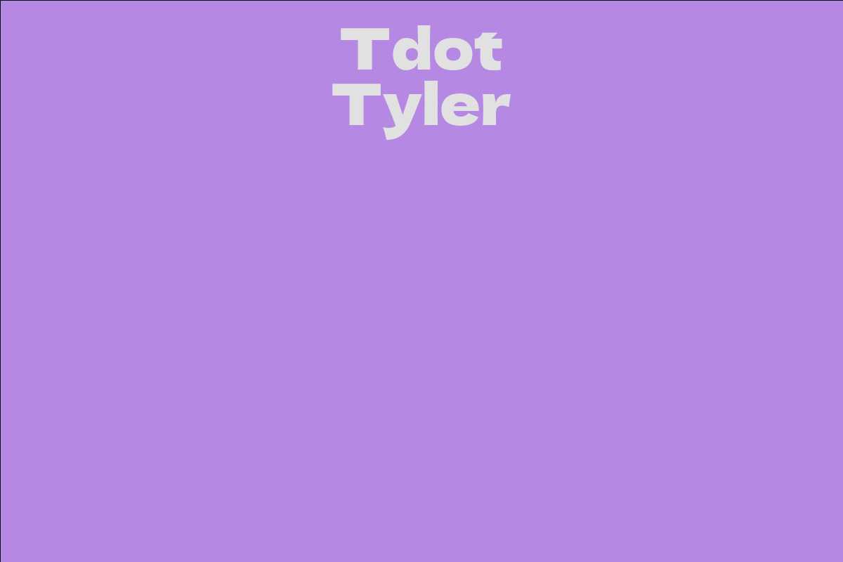 Tdot Tyler - Facts, Bio, Career, Net Worth | AidWiki
