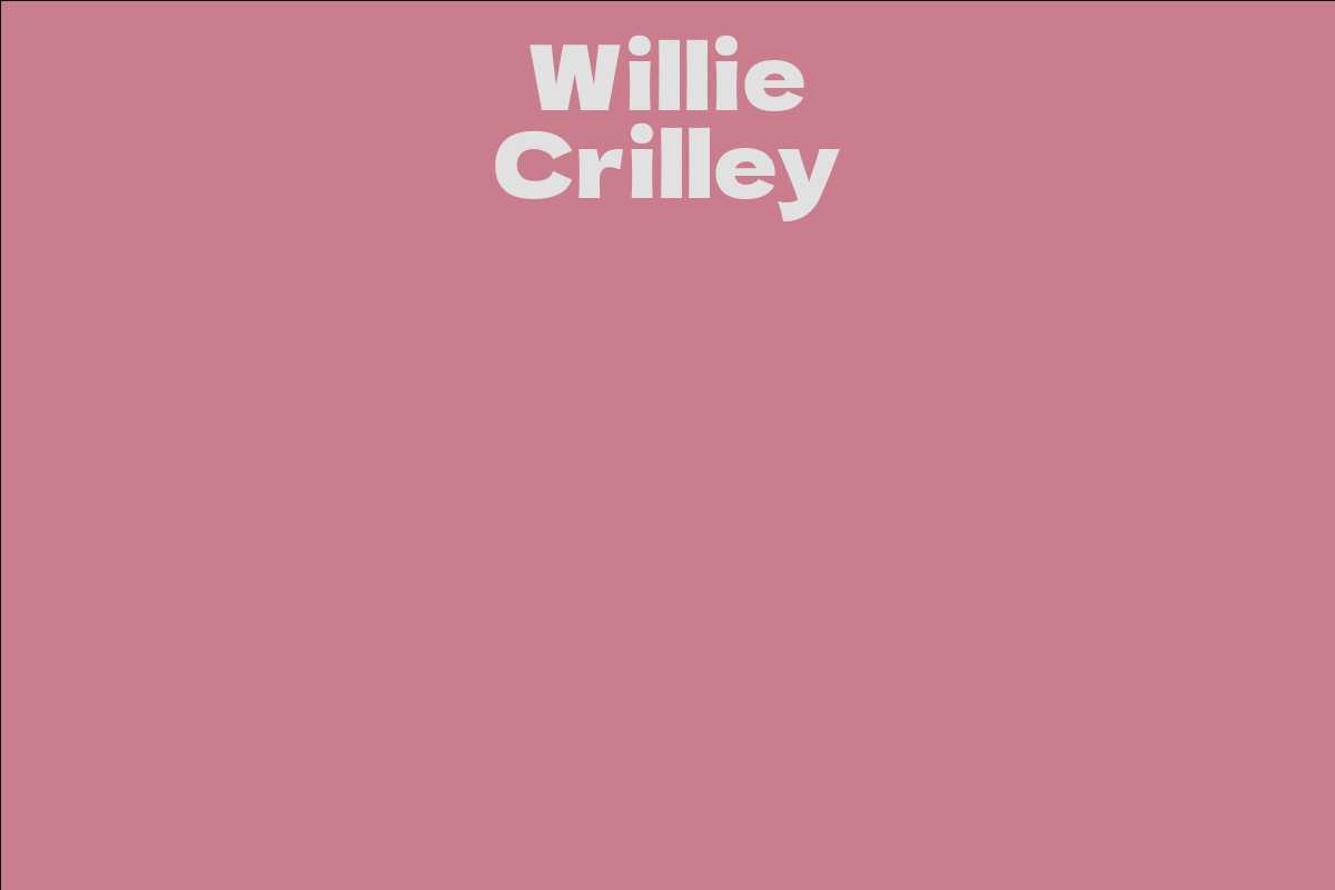 Willie Crilley - Facts, Bio, Career, Net Worth | AidWiki