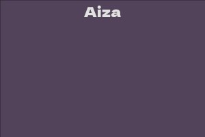 Aiza - Facts, Bio, Career, Net Worth | AidWiki