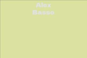 Alex Basso - Facts, Bio, Career, Net Worth | AidWiki