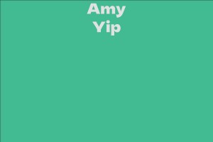 Amy Yip - Facts, Bio, Career, Net Worth | AidWiki