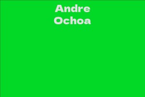 Andre Ochoa - Facts, Bio, Career, Net Worth | AidWiki
