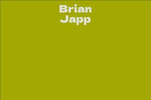 Brian Japp - Facts, Bio, Career, Net Worth | AidWiki