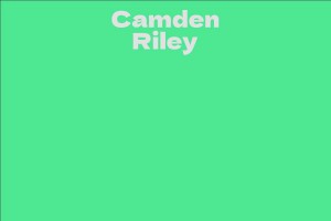Camden Riley - Facts, Bio, Career, Net Worth | AidWiki