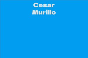Cesar Murillo - Facts, Bio, Career, Net Worth | AidWiki
