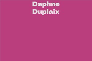 Daphne Duplaix - Facts, Bio, Career, Net Worth | AidWiki