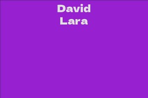 David Lara - Facts, Bio, Career, Net Worth | AidWiki