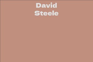 David Steele - Facts, Bio, Career, Net Worth | AidWiki