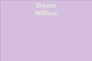 Dawn Willow - Facts, Bio, Career, Net Worth | AidWiki