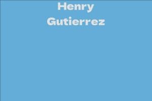 Henry Gutierrez - Facts, Bio, Career, Net Worth | AidWiki