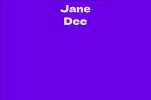 Jane Dee - Facts, Bio, Career, Net Worth | AidWiki
