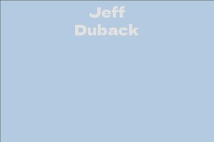 Jeff Duback - Facts, Bio, Career, Net Worth | AidWiki