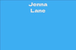 Jenna Lane - Facts, Bio, Career, Net Worth | AidWiki