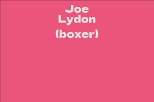 Joe Lydon (boxer) - Facts, Bio, Career, Net Worth | AidWiki