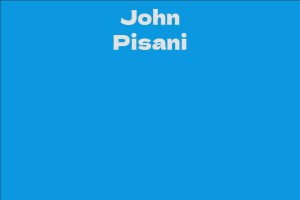 John Pisani - Facts, Bio, Career, Net Worth | AidWiki