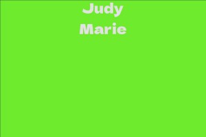 Judy Marie - Facts, Bio, Career, Net Worth | AidWiki