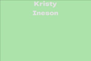Kristy Ineson - Facts, Bio, Career, Net Worth | AidWiki