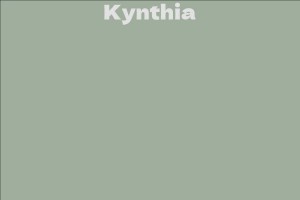 Kynthia - Facts, Bio, Career, Net Worth | AidWiki
