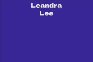 Leandra Lee - Facts, Bio, Career, Net Worth | AidWiki