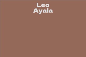 Leo Ayala - Facts, Bio, Career, Net Worth | AidWiki
