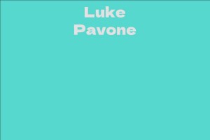 Luke Pavone - Facts, Bio, Career, Net Worth | AidWiki