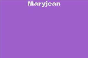 Maryjean - Facts, Bio, Career, Net Worth | AidWiki