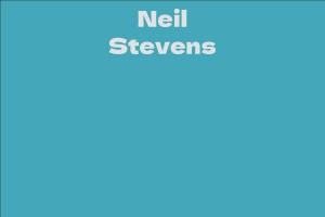 Neil Stevens - Facts, Bio, Career, Net Worth | AidWiki