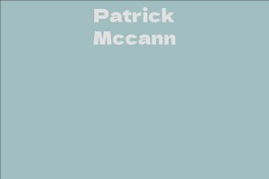 Patrick Mccann - Facts, Bio, Career, Net Worth | AidWiki