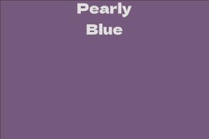Pearly Blue - Facts, Bio, Career, Net Worth | AidWiki