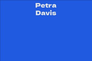 Petra Davis - Facts, Bio, Career, Net Worth | AidWiki