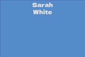 Sarah White - Facts, Bio, Career, Net Worth | AidWiki