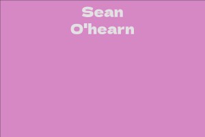 Sean O'hearn - Facts, Bio, Career, Net Worth | AidWiki