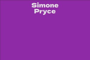 Simone Pryce - Facts, Bio, Career, Net Worth | AidWiki