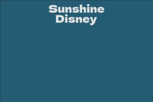 Sunshine Disney - Facts, Bio, Career, Net Worth | AidWiki